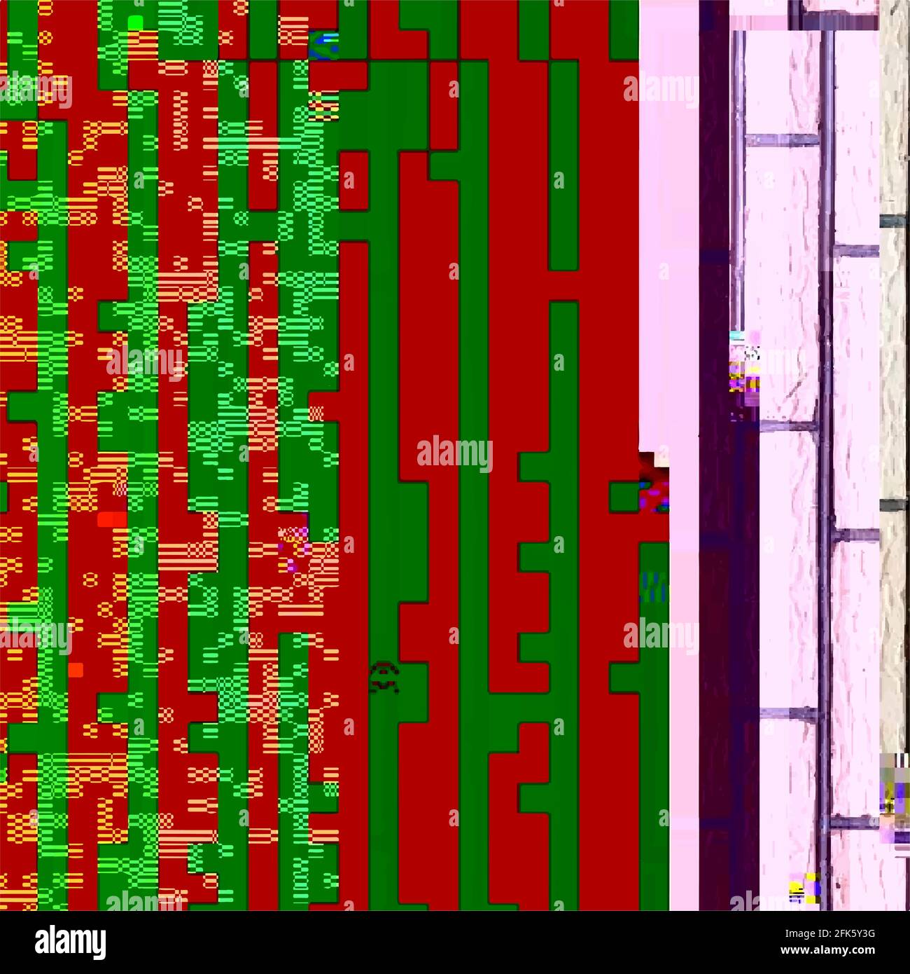 Frozen tv screen Stock Vector Images - Alamy