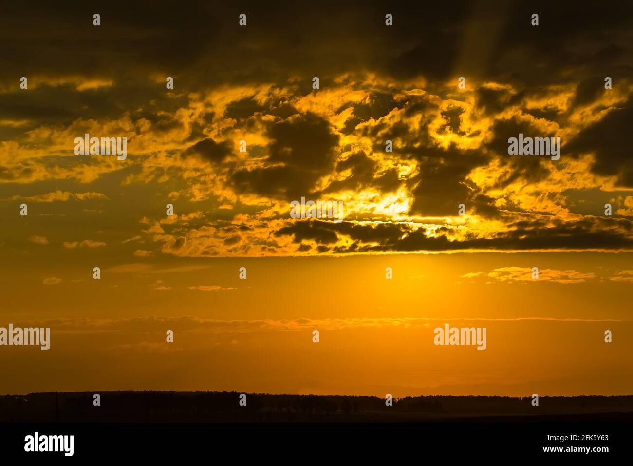 Golden orange yellow setting sunlight hi-res stock photography and ...