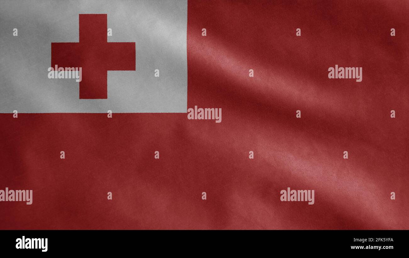 Wavy flag of tonga hi-res stock photography and images - Alamy
