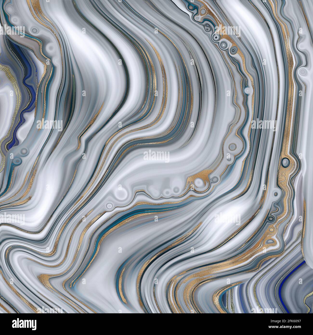 Abstract agate marble background in pastel blue, fake stone texture ...