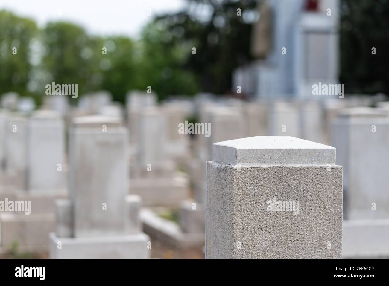 Many tombs in rows, Russian graves on military cemetery Stock Photo - Alamy