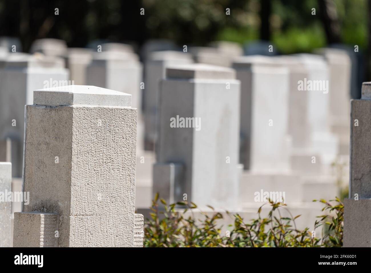 Many tombs in rows, Russian graves on military cemetery Stock Photo - Alamy