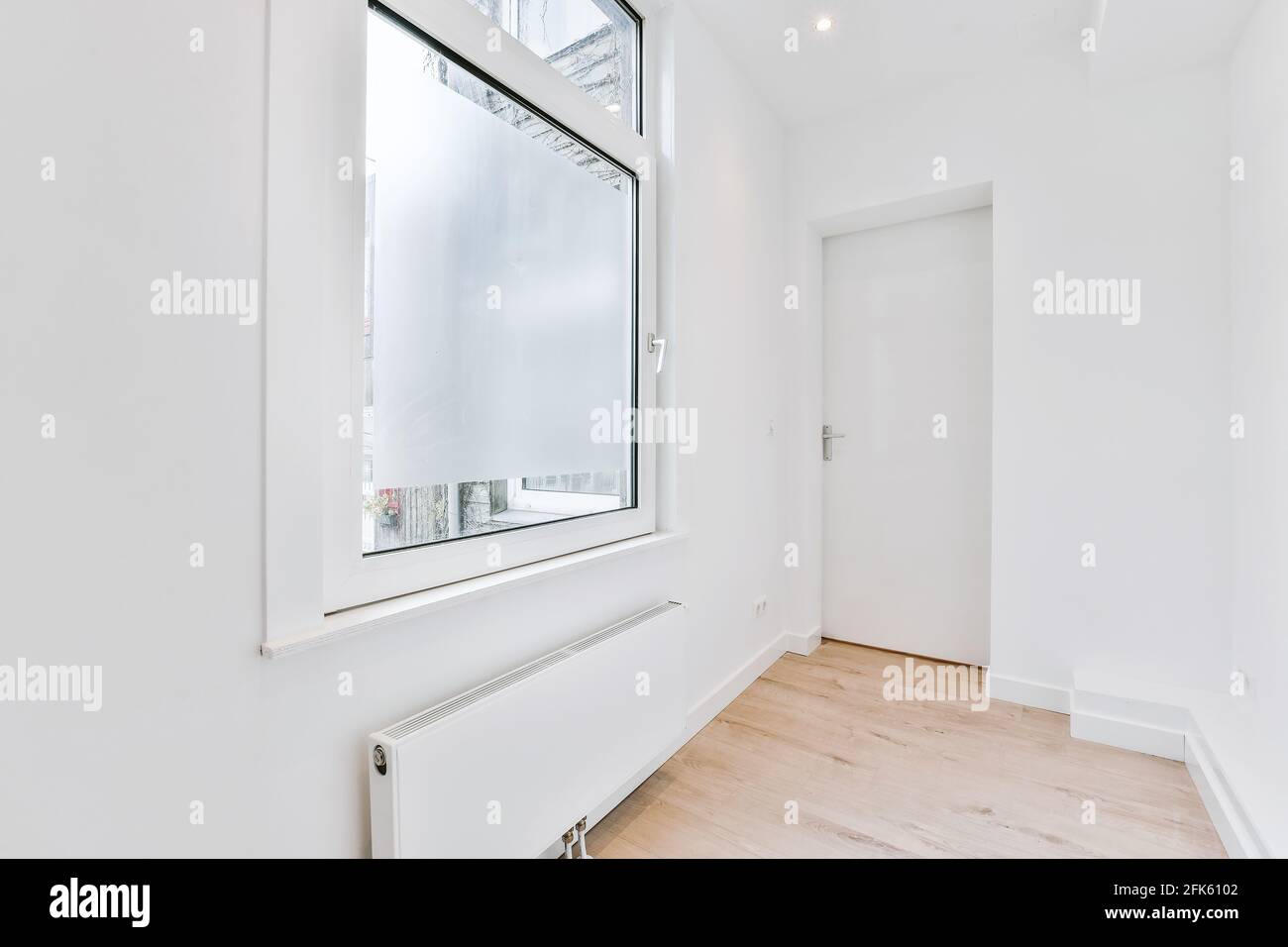 Empty hall in modern apartment Stock Photo - Alamy