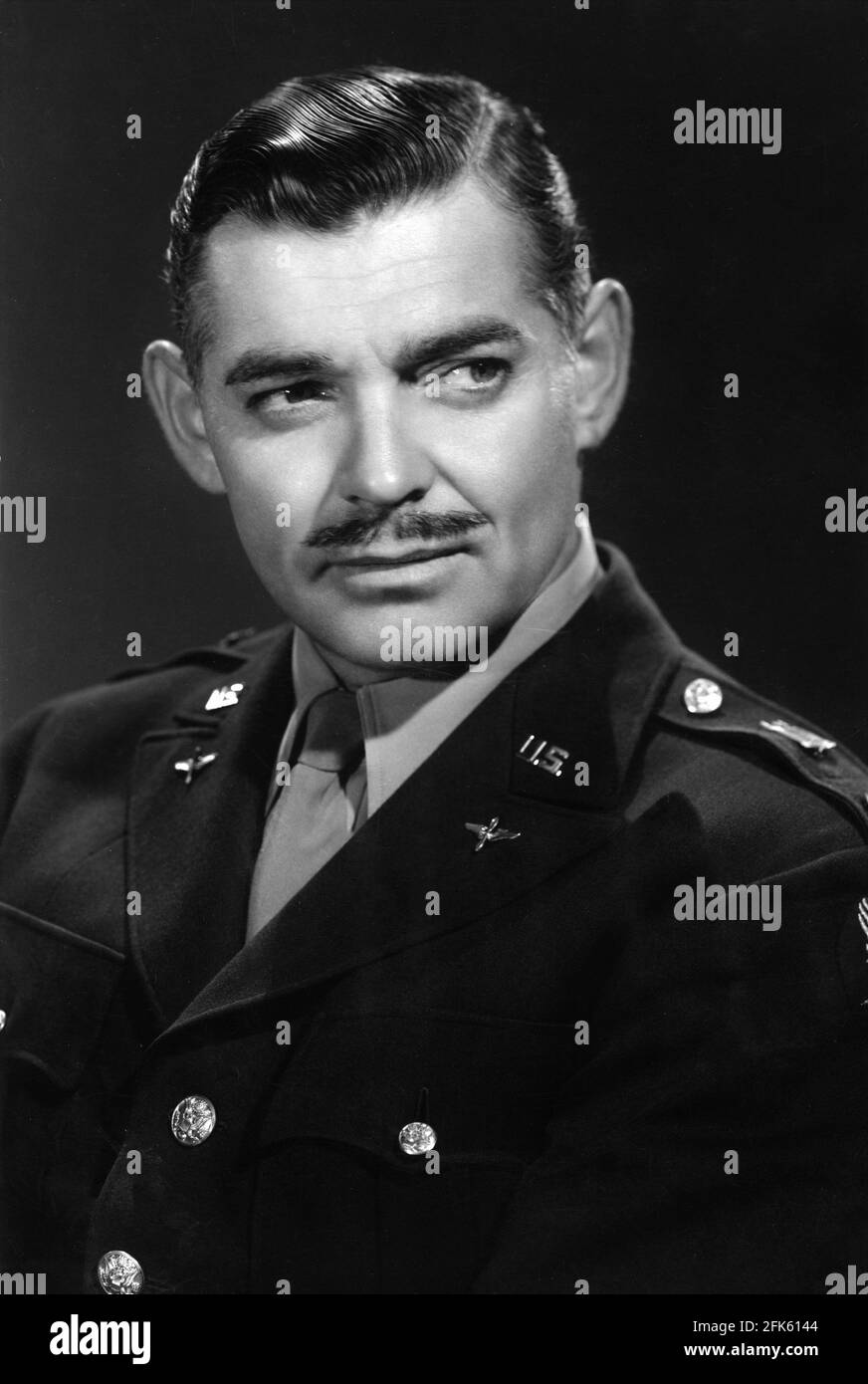 LIEUTENANT CLARK GABLE of the U.S. Army Air Forces 1943 Portrait by ...
