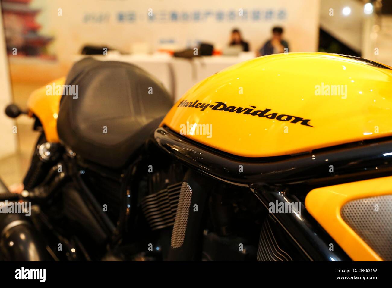 SHANGHAI, CHINA - APRIL 28, 2021 - The Harley-Davidson VRSCDX ...