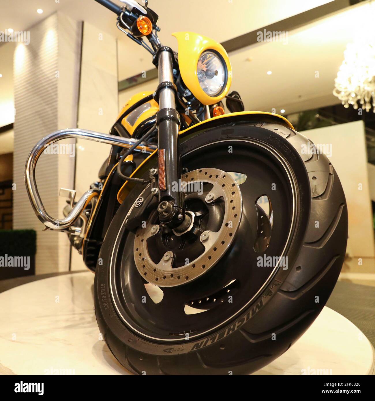 SHANGHAI, CHINA - APRIL 28, 2021 - The Harley-Davidson VRSCDX ...