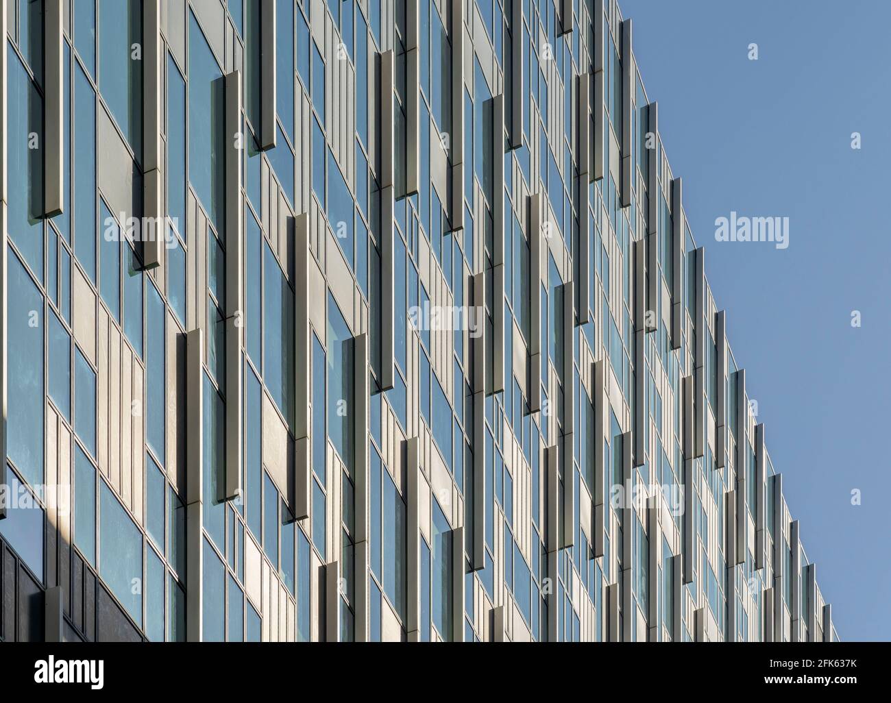 July 2020. London. windows and architectural detail in Greenwich ...