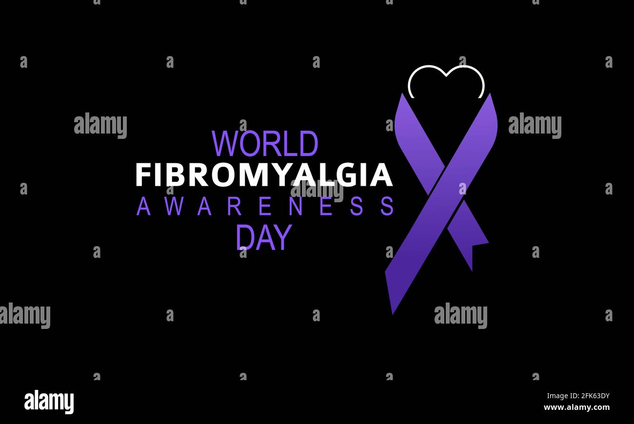 World Fibromyalgia Awareness Prevention and awareness Vector Concept ...