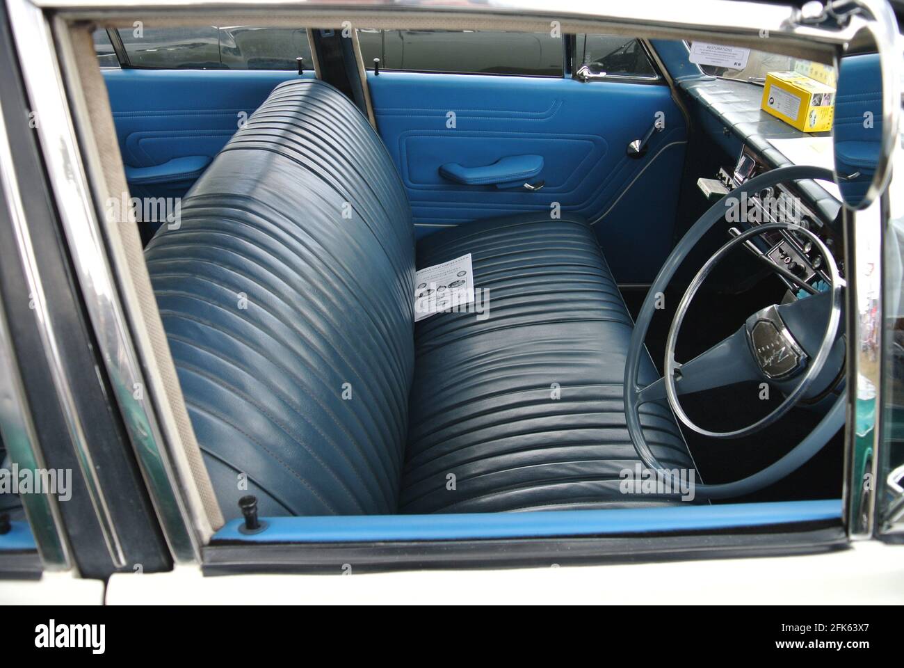 The front interior of a 1965 Ford Zephyr parked up on display at the ...
