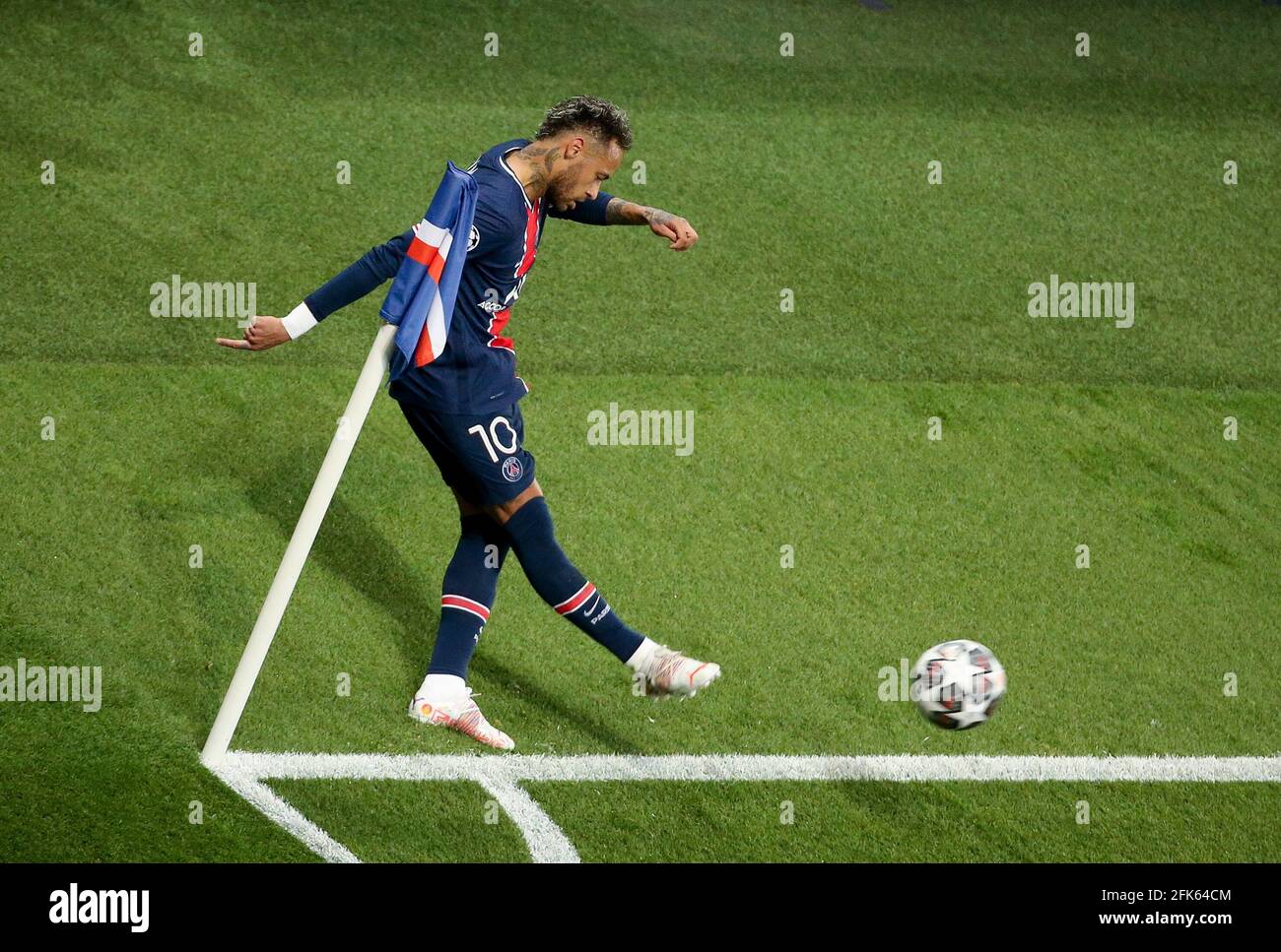 Paris, France. 28th Apr, 2021. Neymar Jr of PSG during the UEFA ...