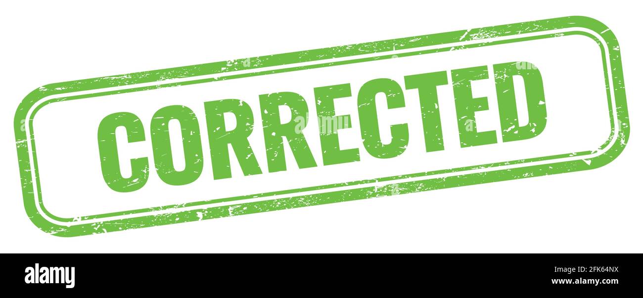 Corrected rubber stamp hi-res stock photography and images - Alamy