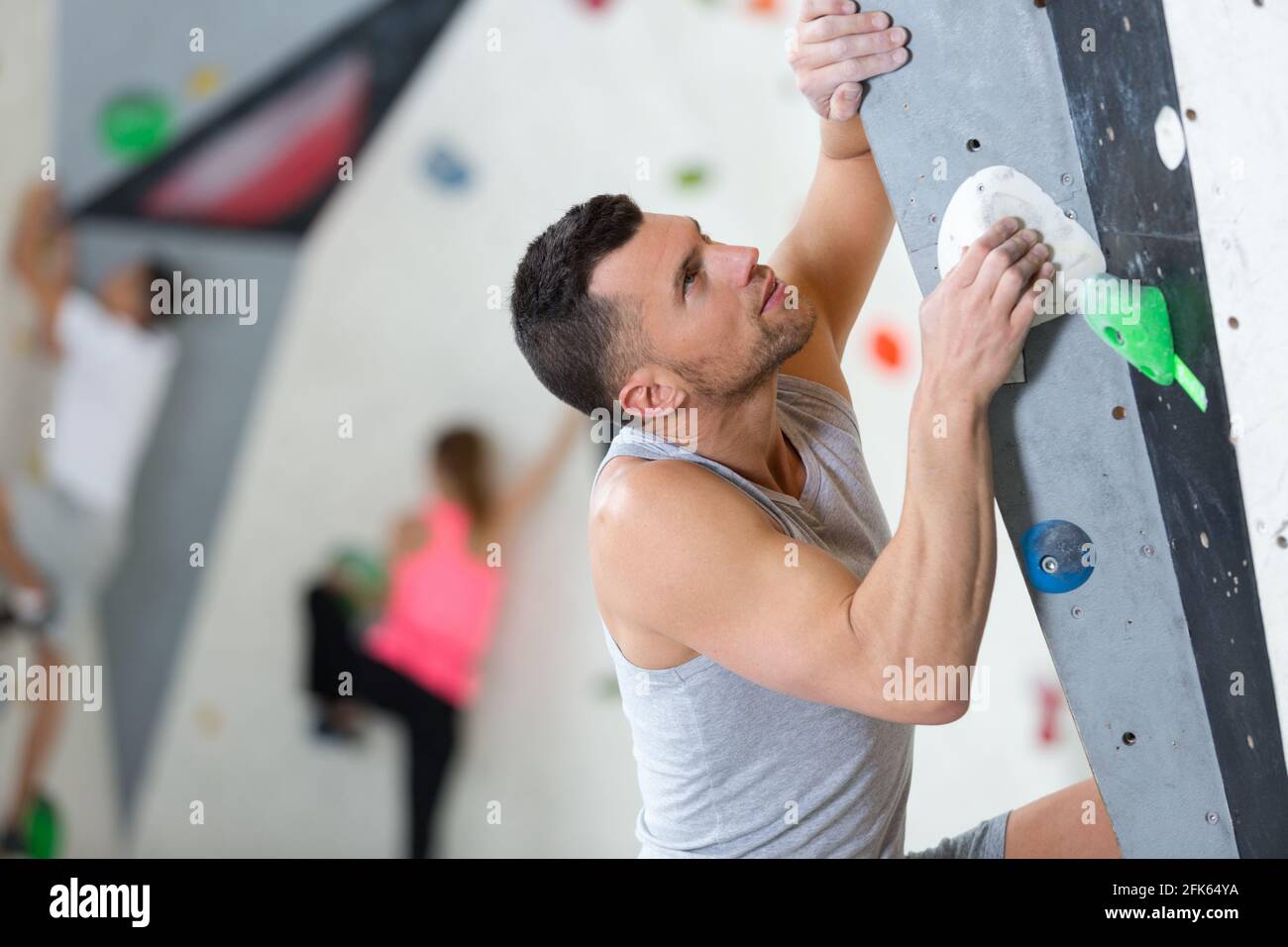 portrait of man on the wall Stock Photo - Alamy