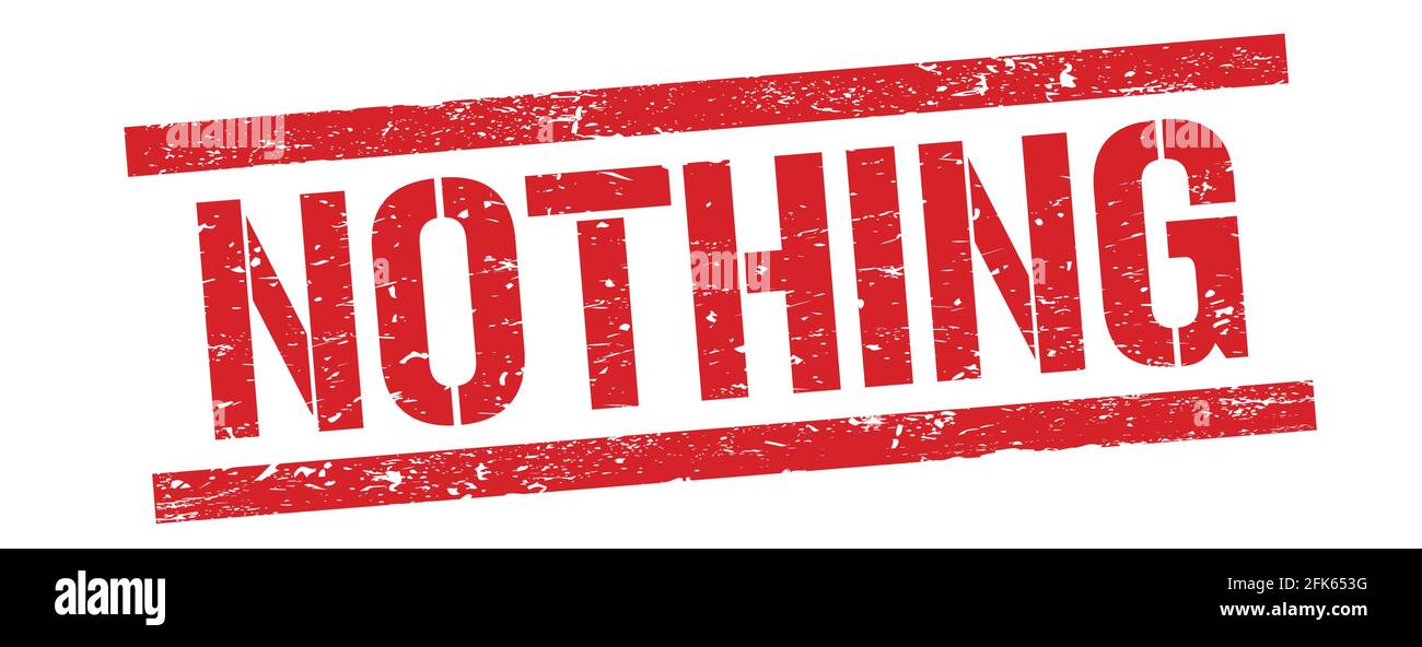 Nothing stamp hi-res stock photography and images - Alamy