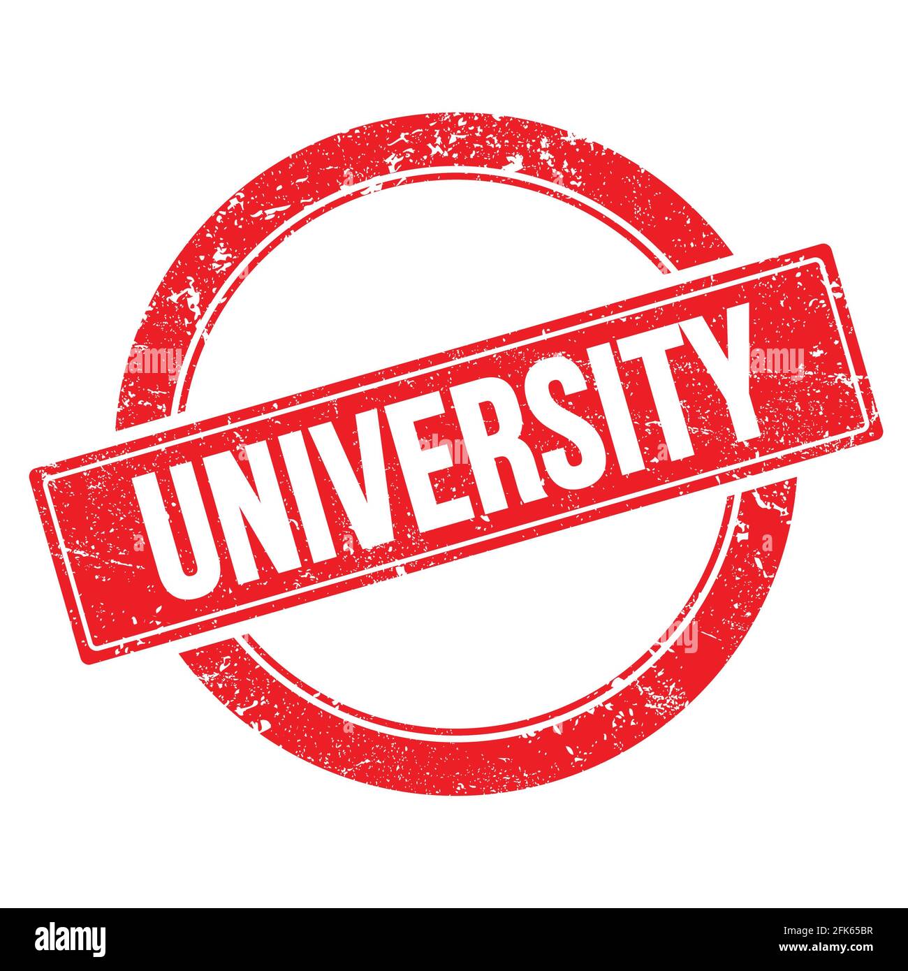 UNIVERSITY text on red grungy round vintage stamp Stock Photo - Alamy