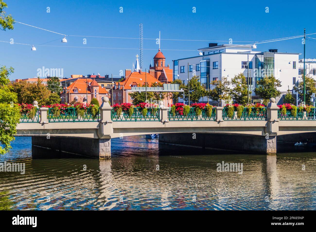 Amiralsgatan bridge in Malmo, Sweden Stock Photo - Alamy