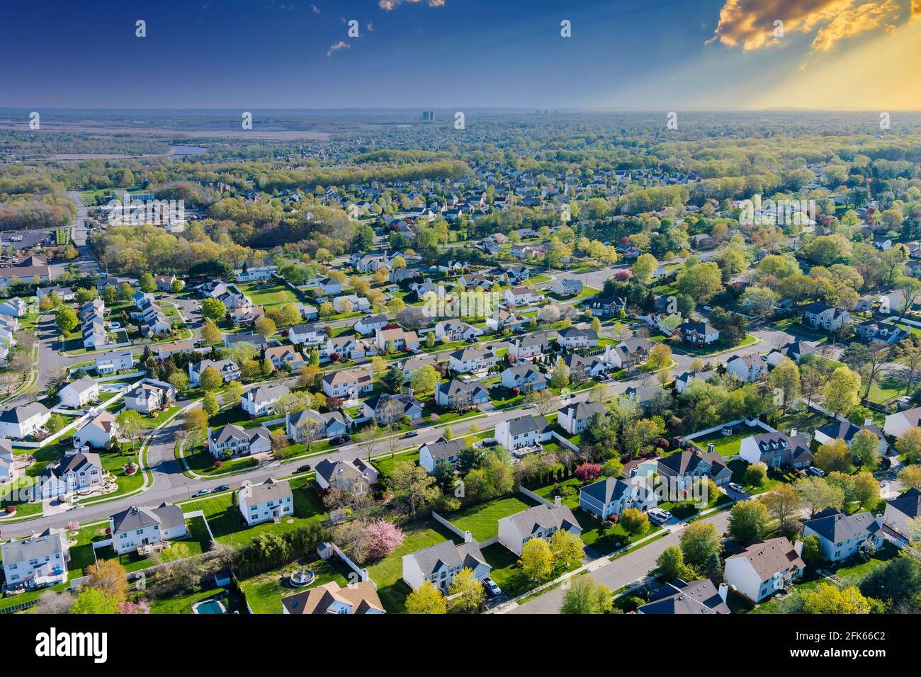 American urban landscape aerial hi-res stock photography and images - Alamy