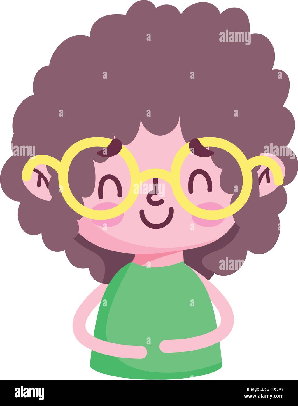 little boy with glasses cartoon Stock Vector Image & Art - Alamy