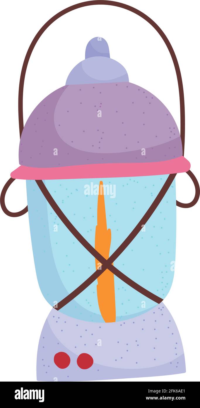 Antique lantern burning kerosene Stock Vector Images - Alamy