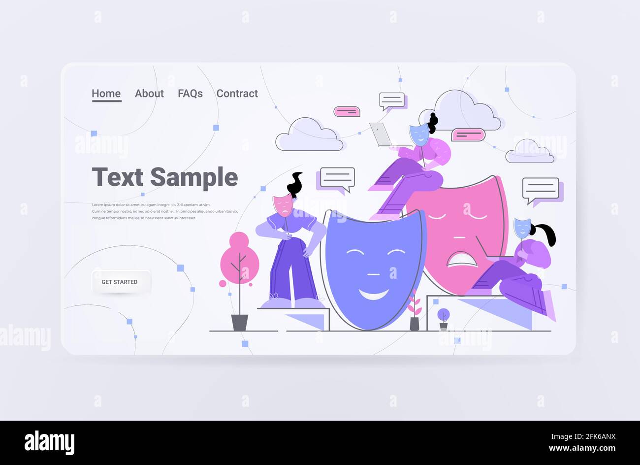 people covering face emotions behind masks fake feeling depression ...