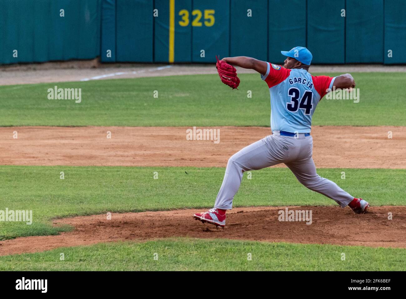 Cuban Baseball National Series. The game between Villa Clara and Ciego ...