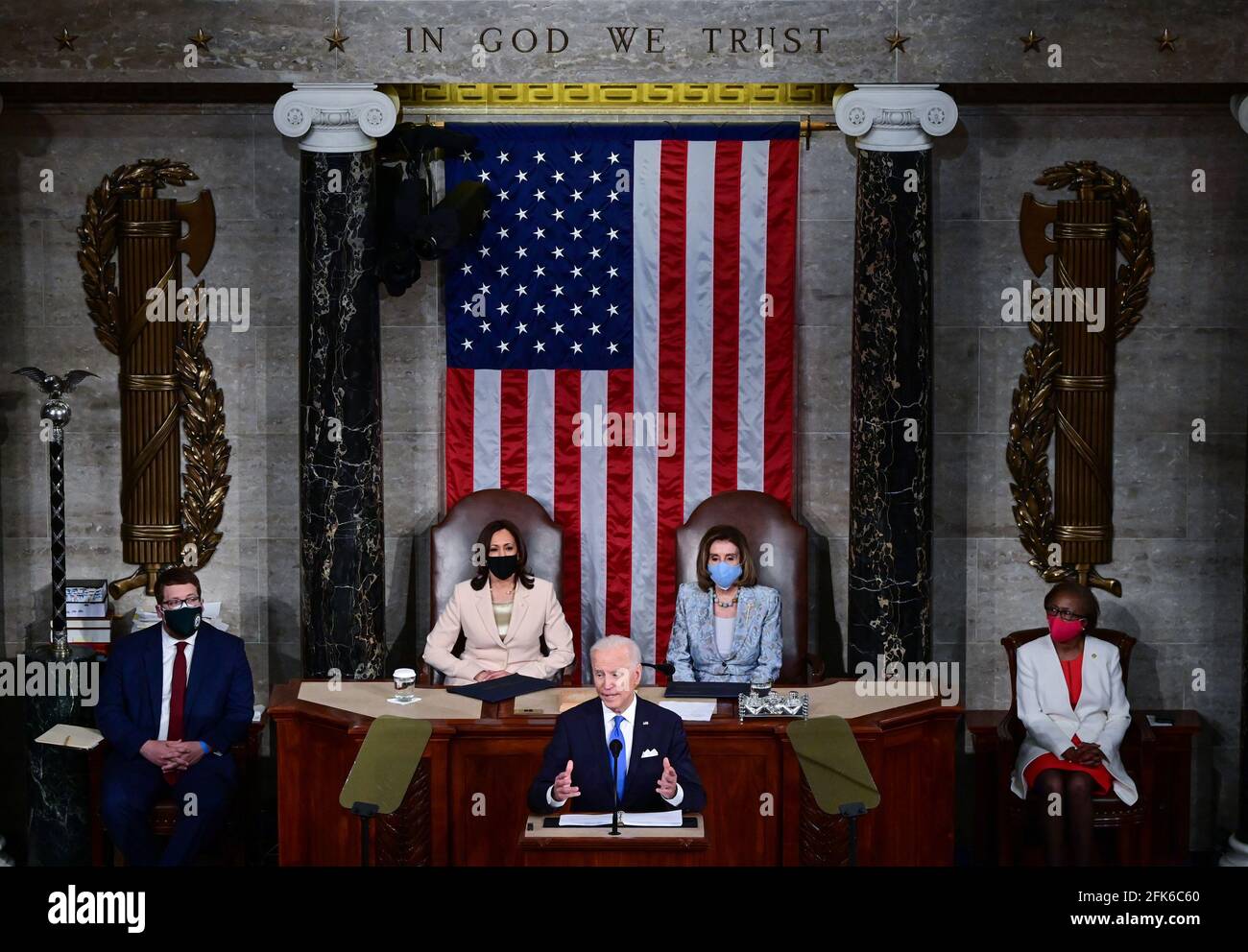 Washington, United States. 28th Apr, 2021. President Joe Biden delivers ...