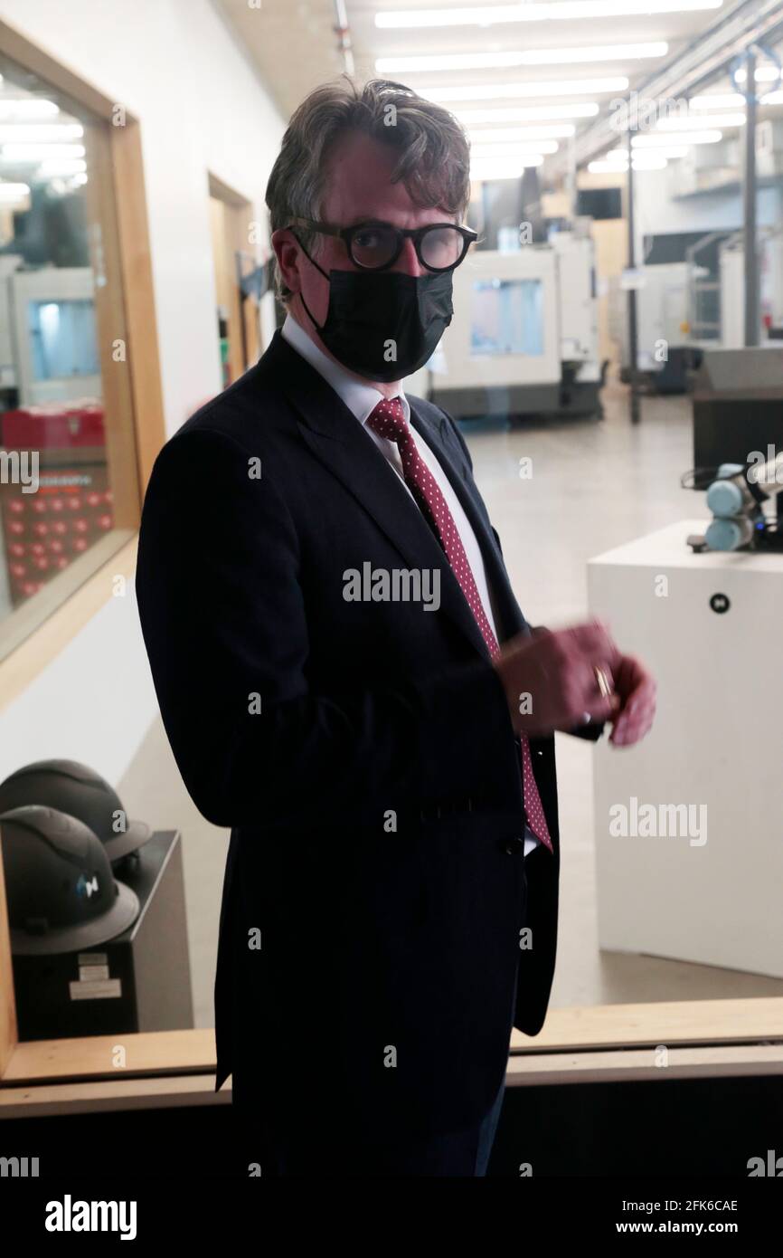 Brooklyn, NY, USA. 28th Apr, 2021. Matthew Putman, CEO and cofounder of ...