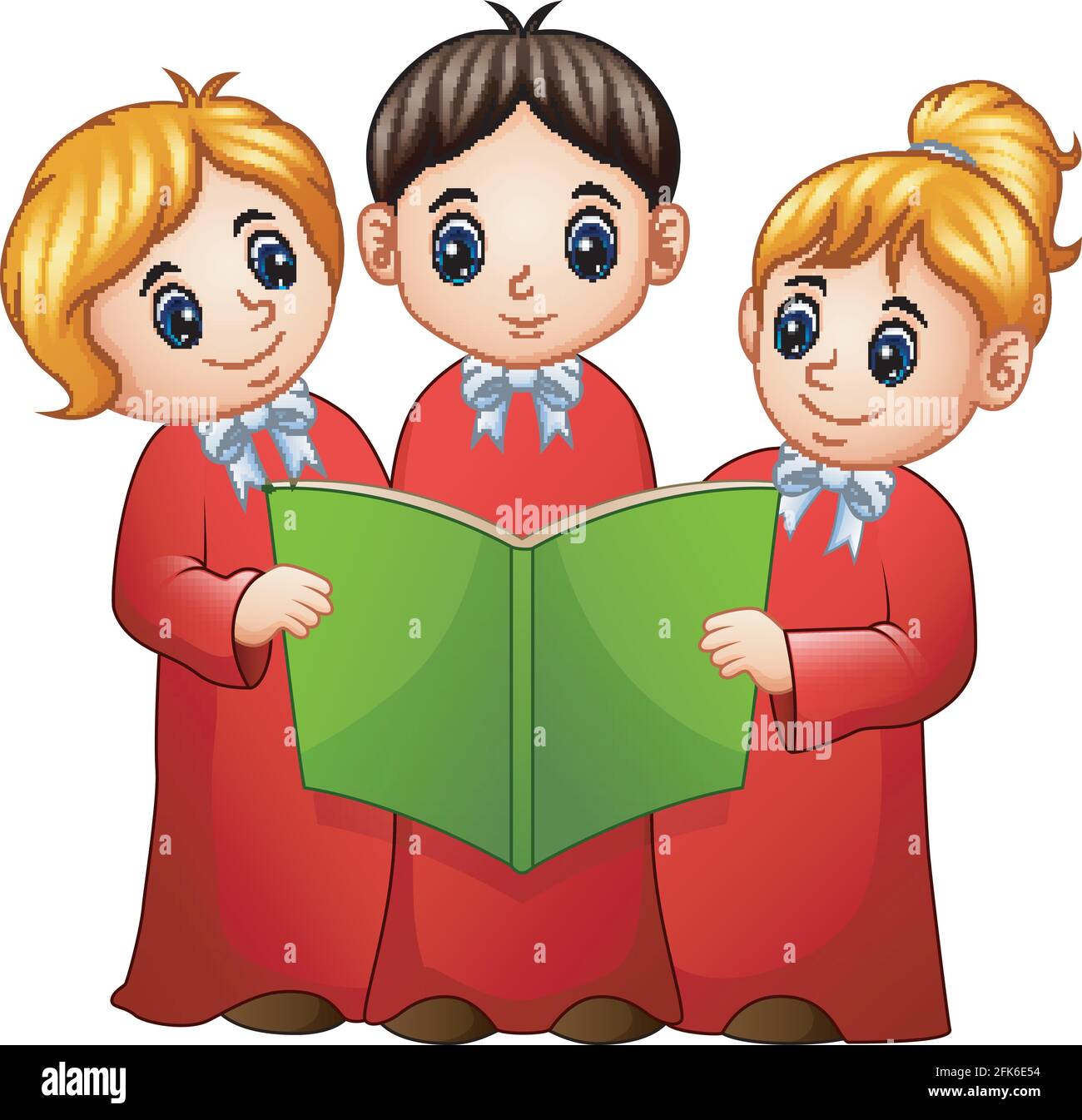 Group of children choir illustration Stock Vector Image & Art - Alamy