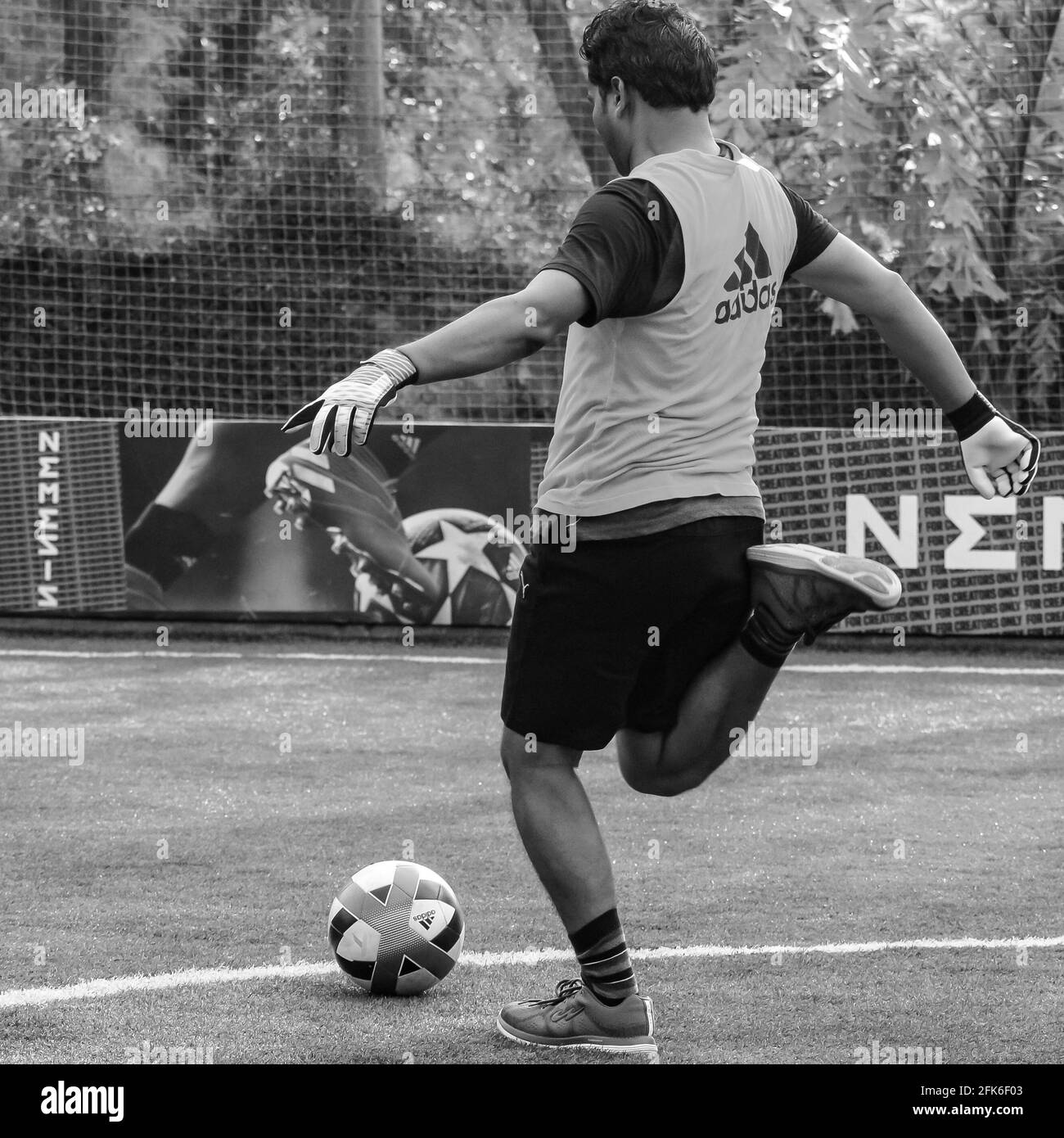 Sport kid after running Black and White Stock Photos & Images - Alamy