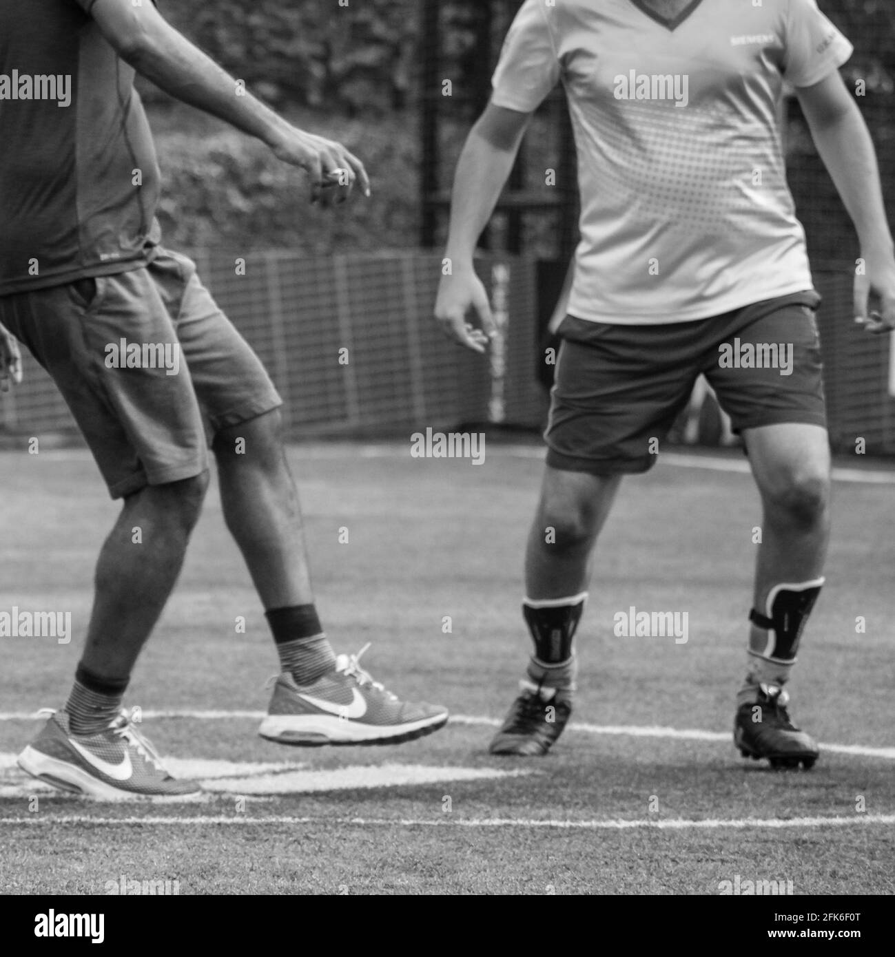 Delhi, India - July 01 2018: Footballers of local football team during ...
