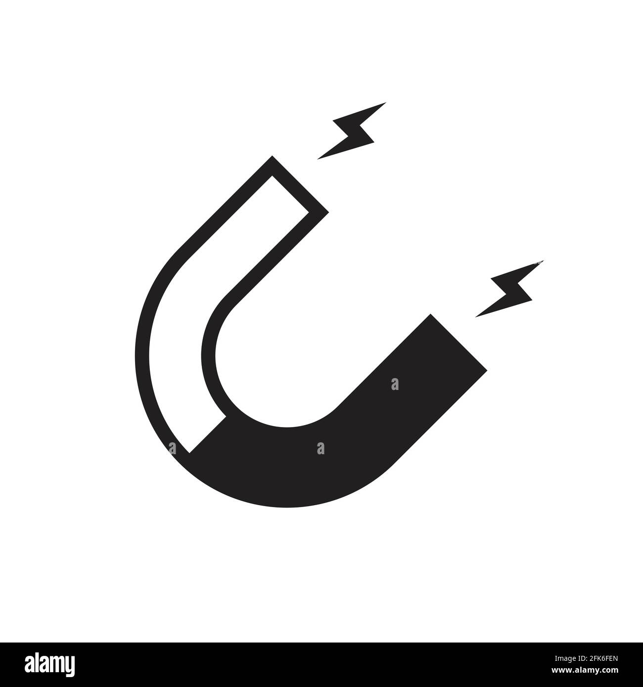 Magnet icon vector for graphic design, logo, web site, social media ...