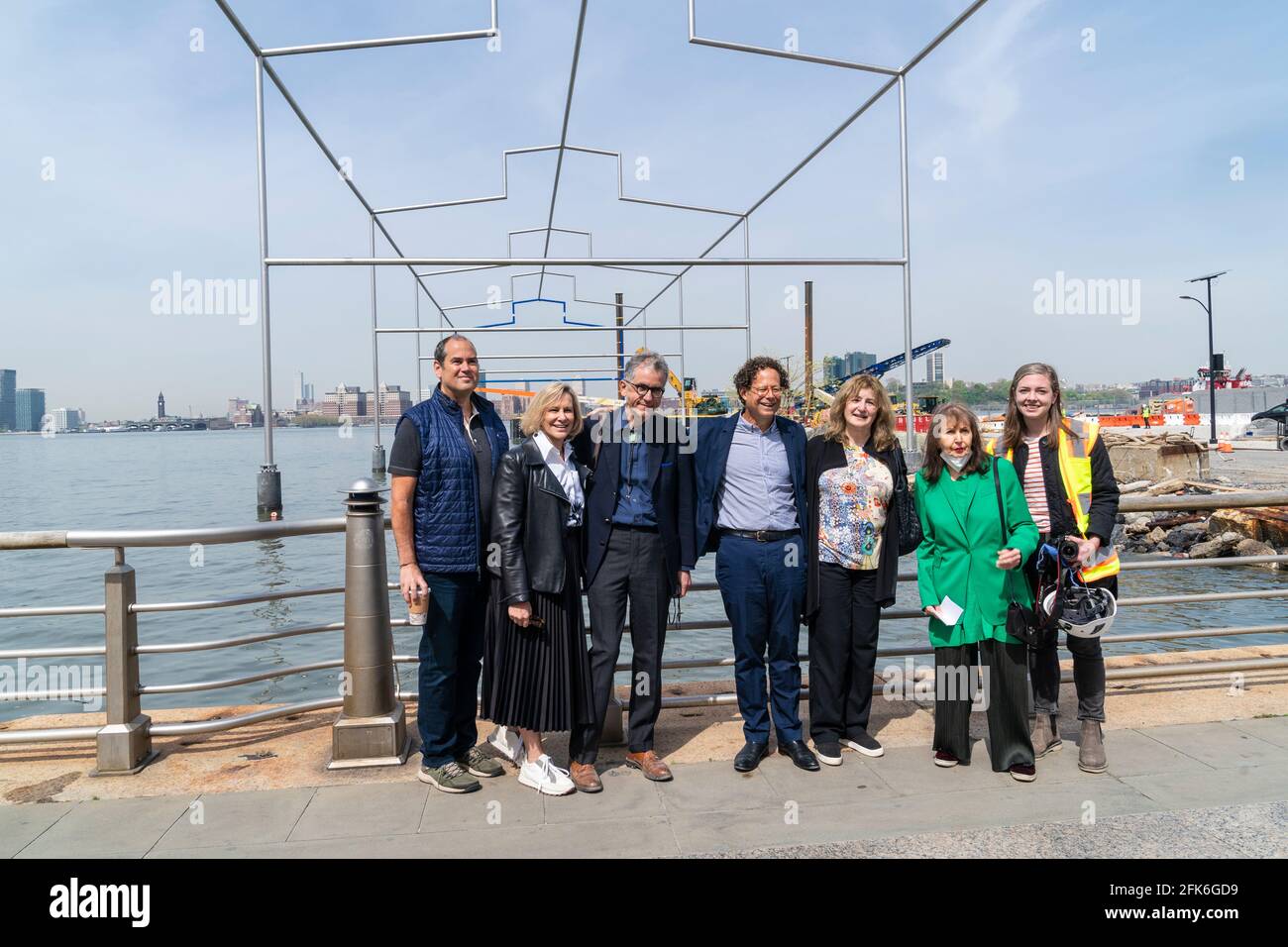 New York, NY - April 28, 2021: Guests attend The Whitney Museum of ...