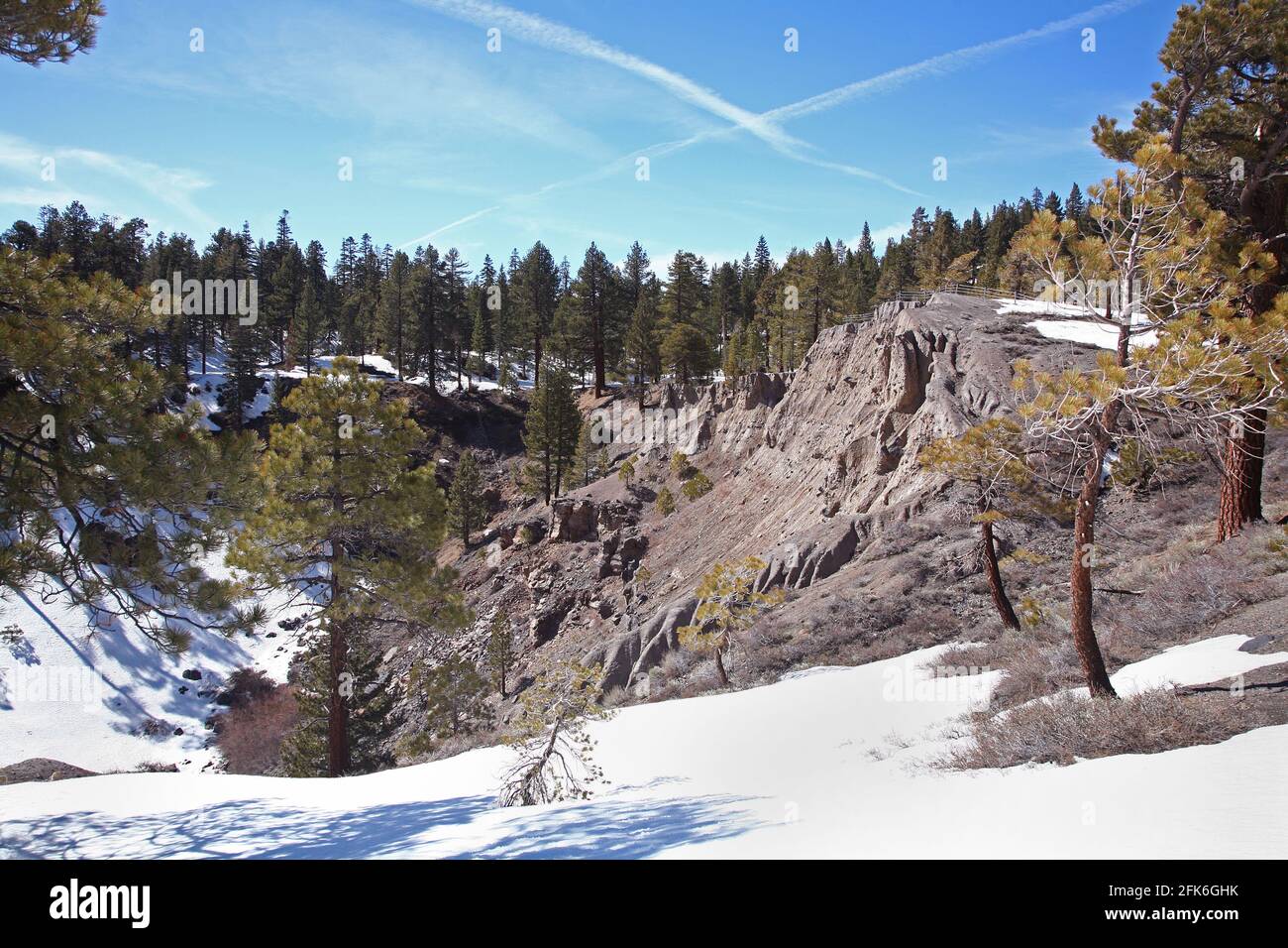 Inyo craters are three steam explosion craters near Mammoth Lakes CA ...