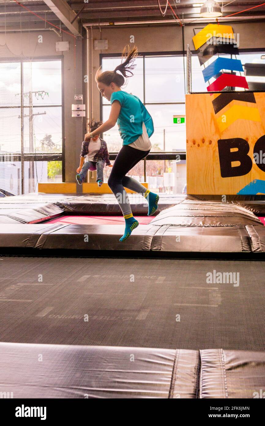 Bounce trampoline australia hi-res stock photography and images - Alamy