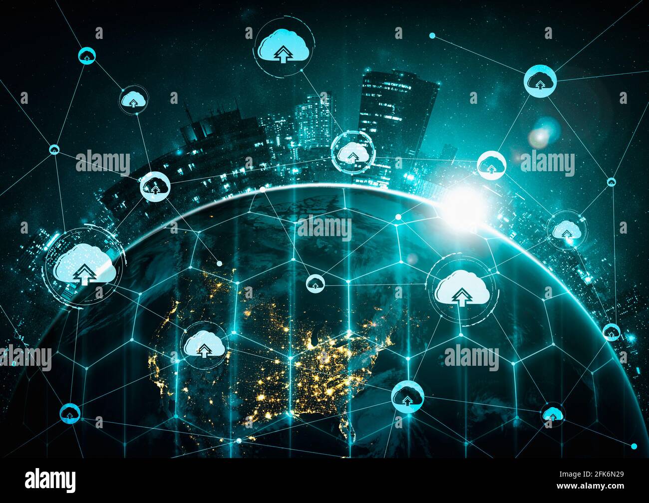 Cloud computing technology and online data storage in innovative perception . Cloud server data ...