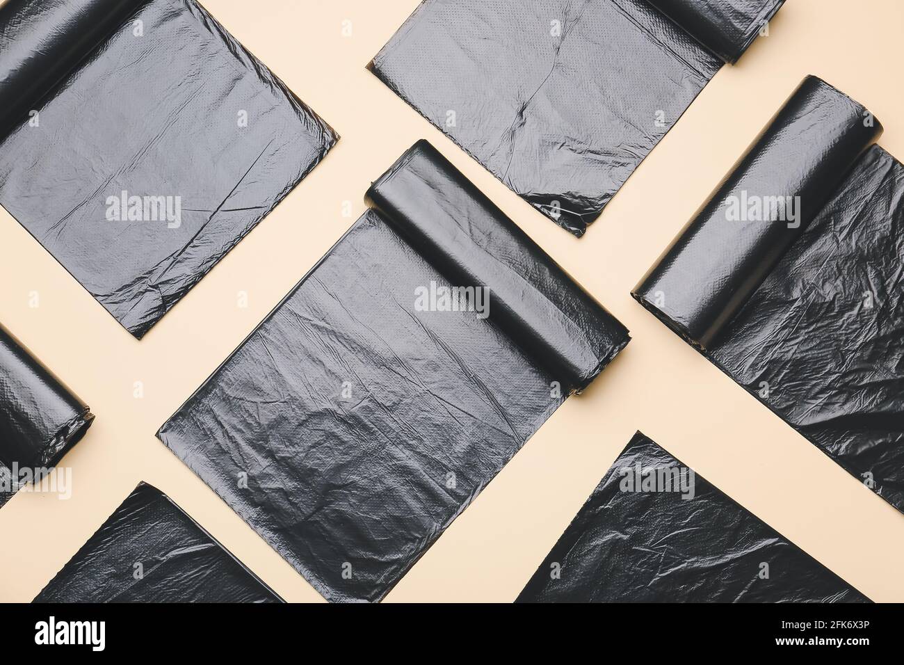 Black bin bag texture hi-res stock photography and images - Alamy