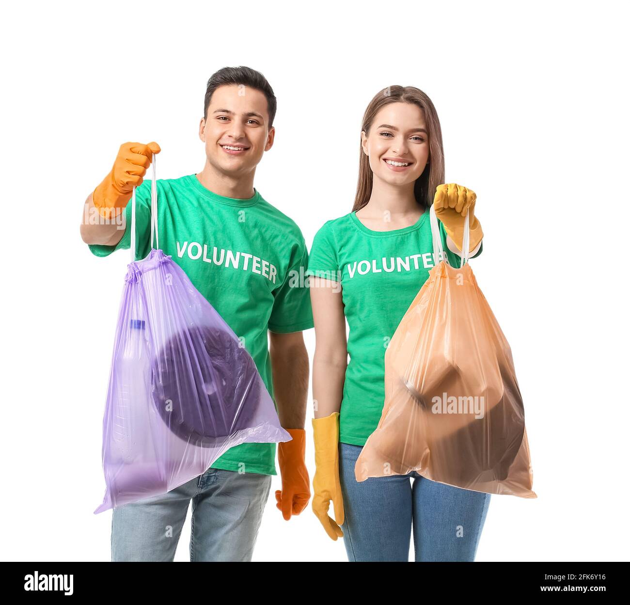Cleaning volunteers Cut Out Stock Images & Pictures - Alamy