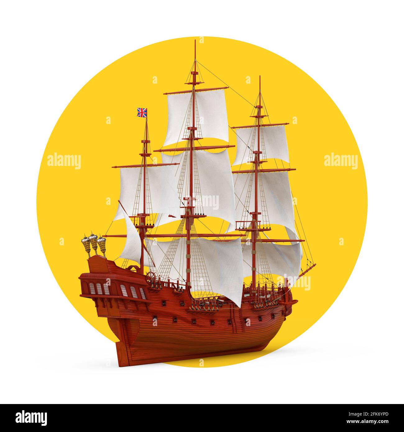 Pirate Ship Front View