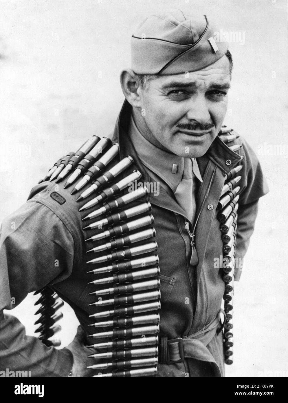 CAPTAIN CLARK GABLE 1943 candid portrait when he was serving as an ...