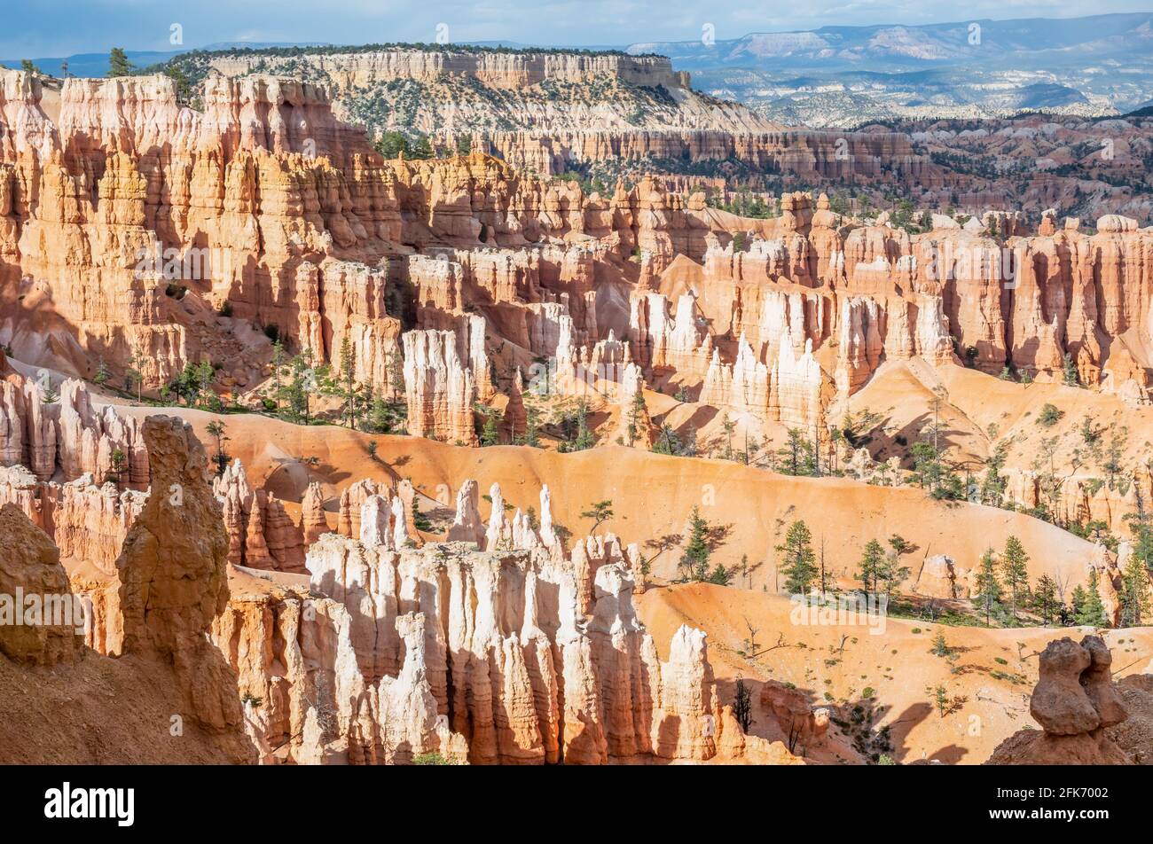 A natural rock formation of Red Rocks Hoodoos in Bryce Canyon National ...