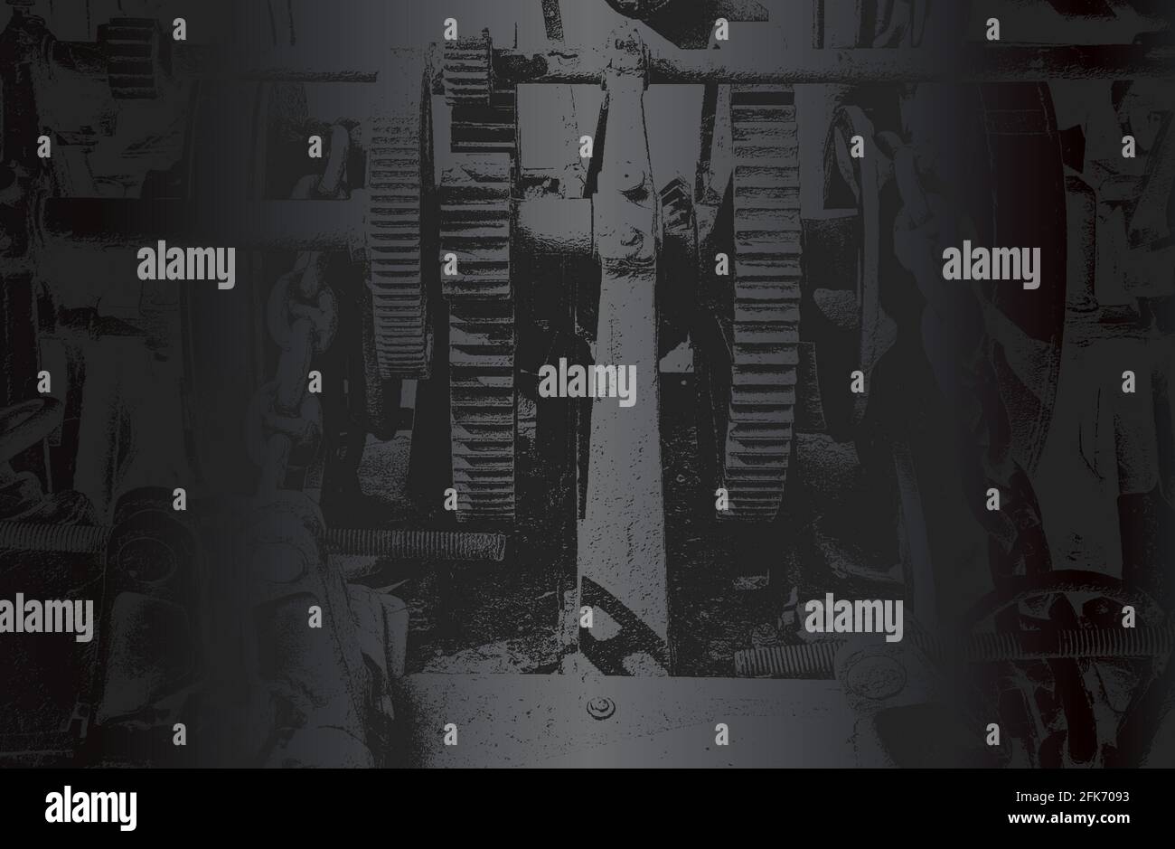 Luxury black metal gradient background with distressed metalic machine ...