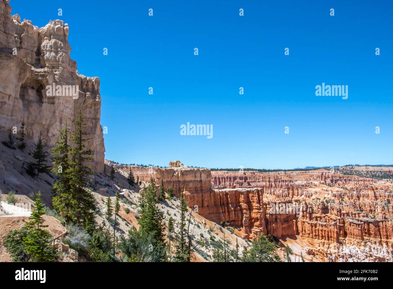 A natural rock formation of Red Rocks Hoodoos in Bryce Canyon National ...