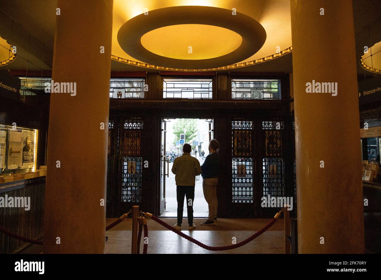 Exclusive. A closed theater is seen from the inside as theaters are ...