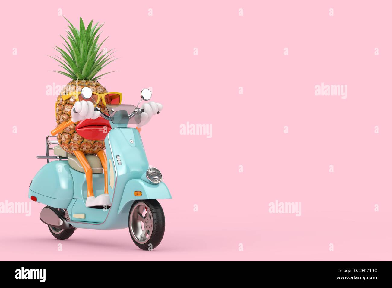 Fun Cartoon Fashion Hipster Cut Pineapple Person Character Mascot ...