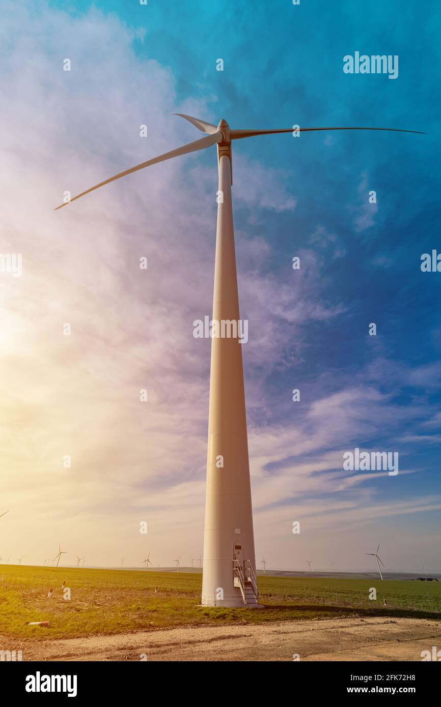 Windmill for electric power. Energy production with clean and renewable ...