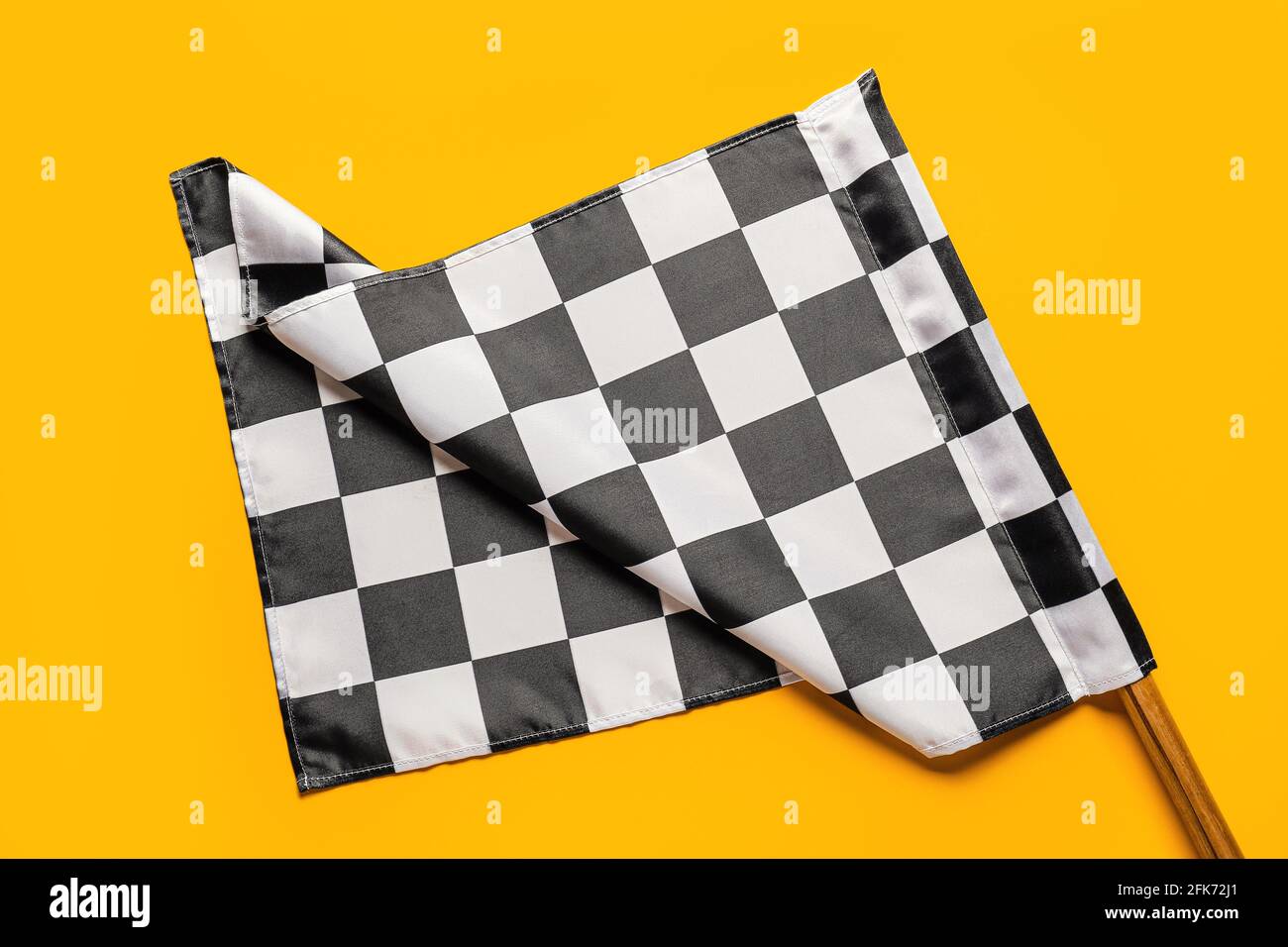 Racing yellow start flag hi-res stock photography and images - Alamy