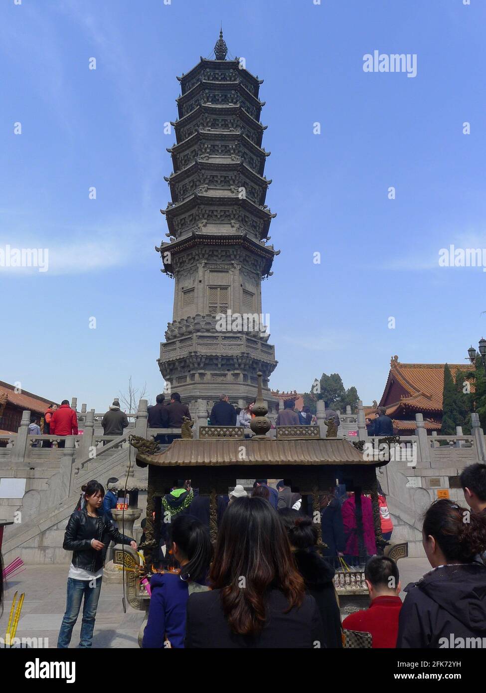 Berlin Zen Temple, Shijiazhuang, China Stock Photo - Alamy