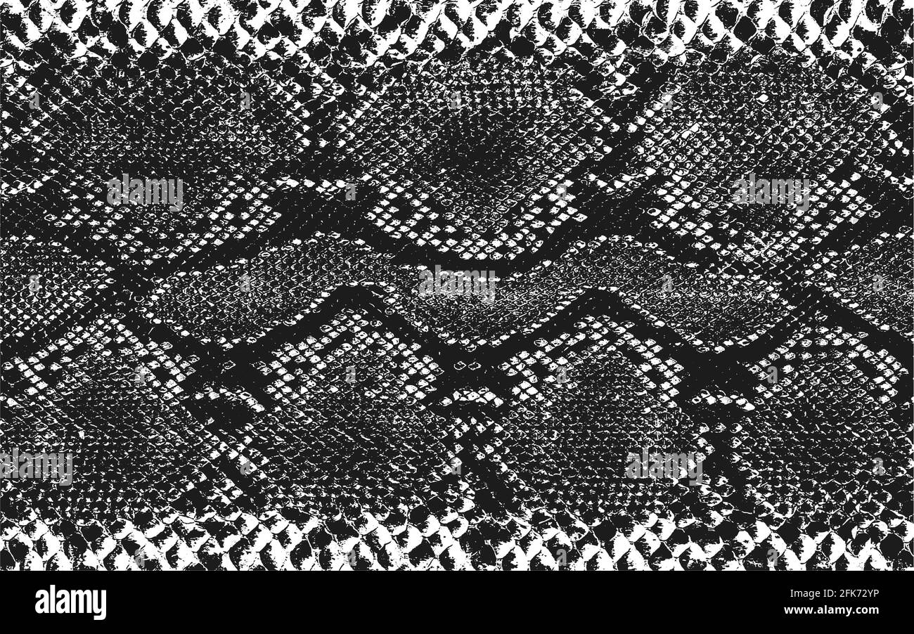 Distressed overlay texture of crocodile or snake skin leather, grunge ...