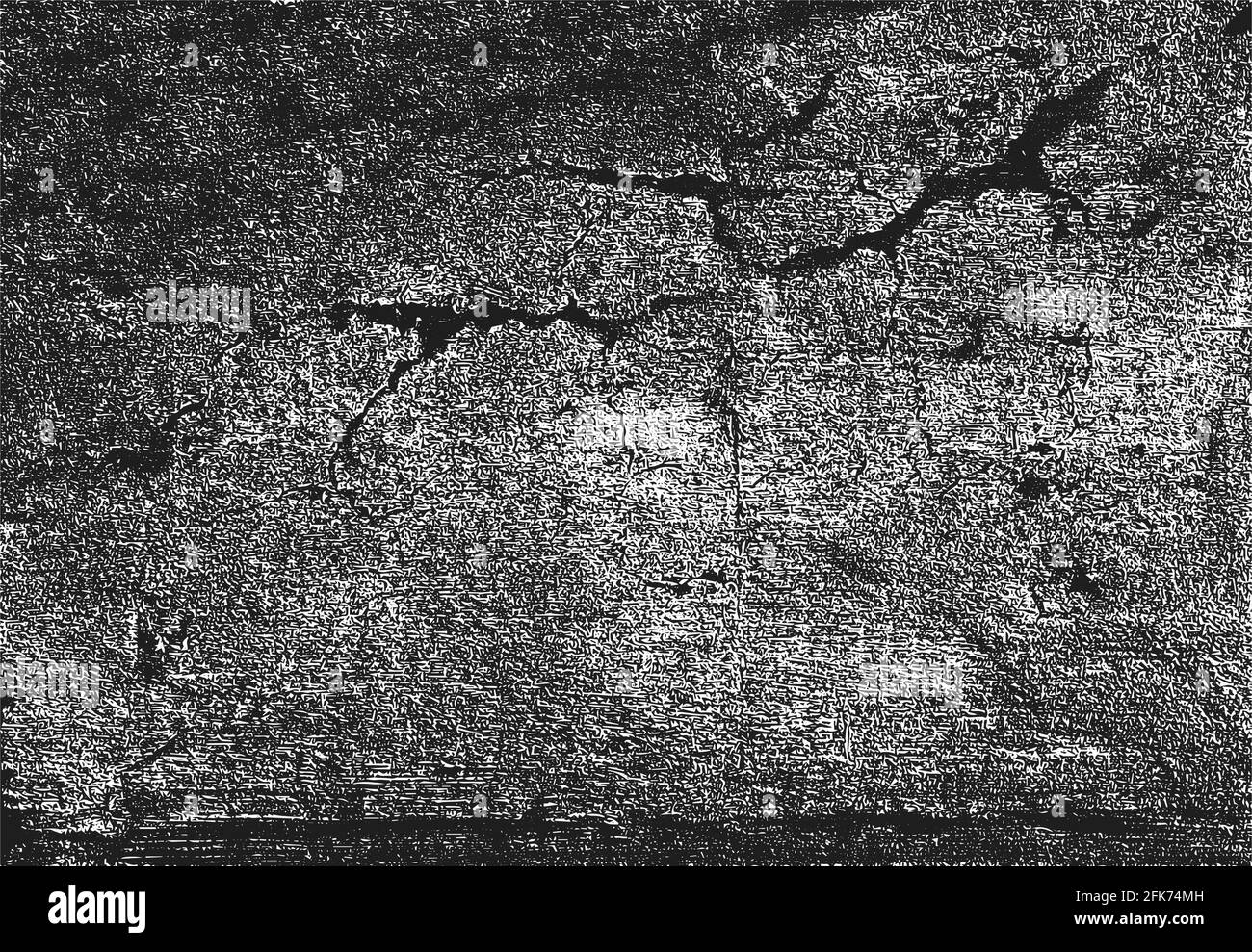 Distressed overlay texture of cracked concrete, stone or asphalt ...