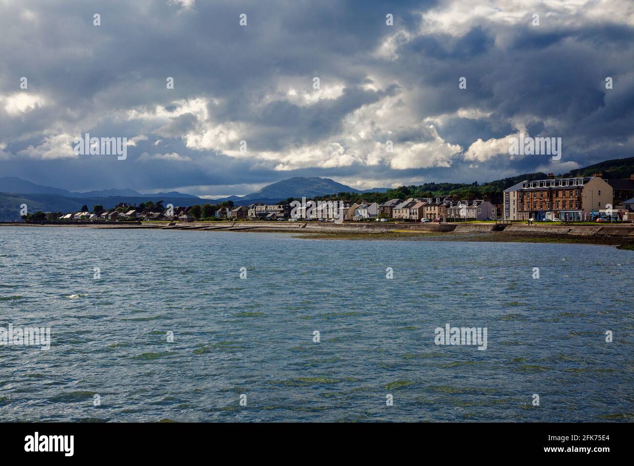 Helensburgh waterfront as seen from the pier Stock Photo - Alamy