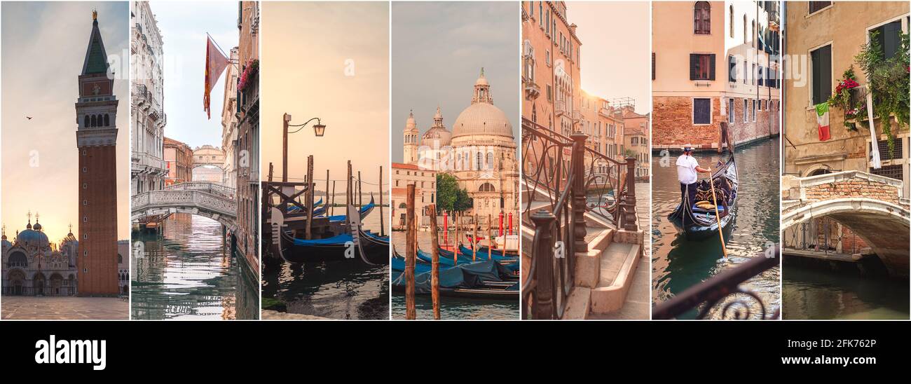 Europe city landmarks collage hi-res stock photography and images - Alamy